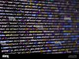 Software Source Code Programming Code Programming Code On Computer