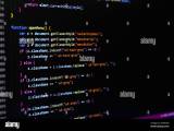 Programming Code Abstract Screen Of Software Developer Computer Script