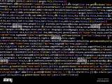 Software Source Code Programming Code Programming Code On Computer