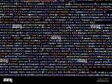 Software Source Code Programming Code Programming Code On Computer