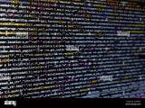 Software Source Code Programming Code Programming Code On Computer