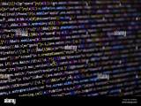 Coding Screen Of Web Developer Programming Codes Stock Photo Alamy