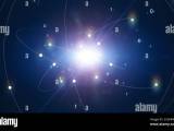Digital Transformation Concept Binary Code Programming Quantum