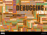 Debugging Or Debug Software Code And Logic Stock Photo Alamy