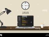 Learn Learning Java Programming With Laptop And Code On The Computer