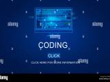 Computer Coding Code Advanced Technology Concept Stock Photo Alamy