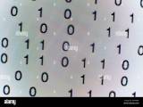 Binary Code On A Computer Screen Themes Of Binary Code Data Pattern