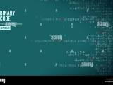 Binary Code Background Vector Algorithm Binary Data Code Decryption