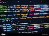 Software Developer Programming Code Stock Photo Alamy