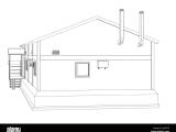 Wire Frame Industrial Building Stock Vector Image Art Alamy