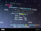 Javascript Code Computer Programming Source Code Abstract Screen Of