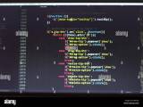 Javascript Code Computer Programming Source Code Abstract Screen Of