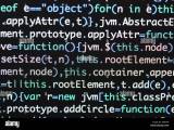 Real Java Script Code Developing Screen Programing Workflow Abstract