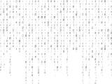 Abstract Background Binary Code Vector Stock Vector Images Alamy
