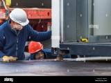 Loading The Container Stock Photo Alamy