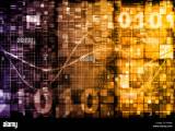 Digital Binary Code Stock Photo Alamy