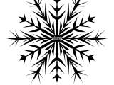 Simple Snowflake Template Stock Vector Image Art Alamy