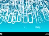 Abstract Background Binary Code Cyberspace Vector Computer Language