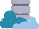 Database Server Cloud Computing Security Vector Illustration Stock