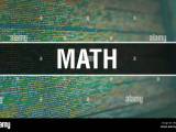 Math With Binary Code Digital Technology Background Abstract