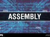 Assembly With Digital Java Code Text Assembly And Computer Software