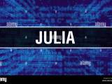 Julia With Digital Java Code Text Julia And Computer Software Coding