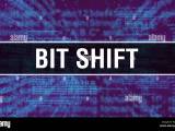 Bit Shift With Digital Java Code Text Bit Shift And Computer Software