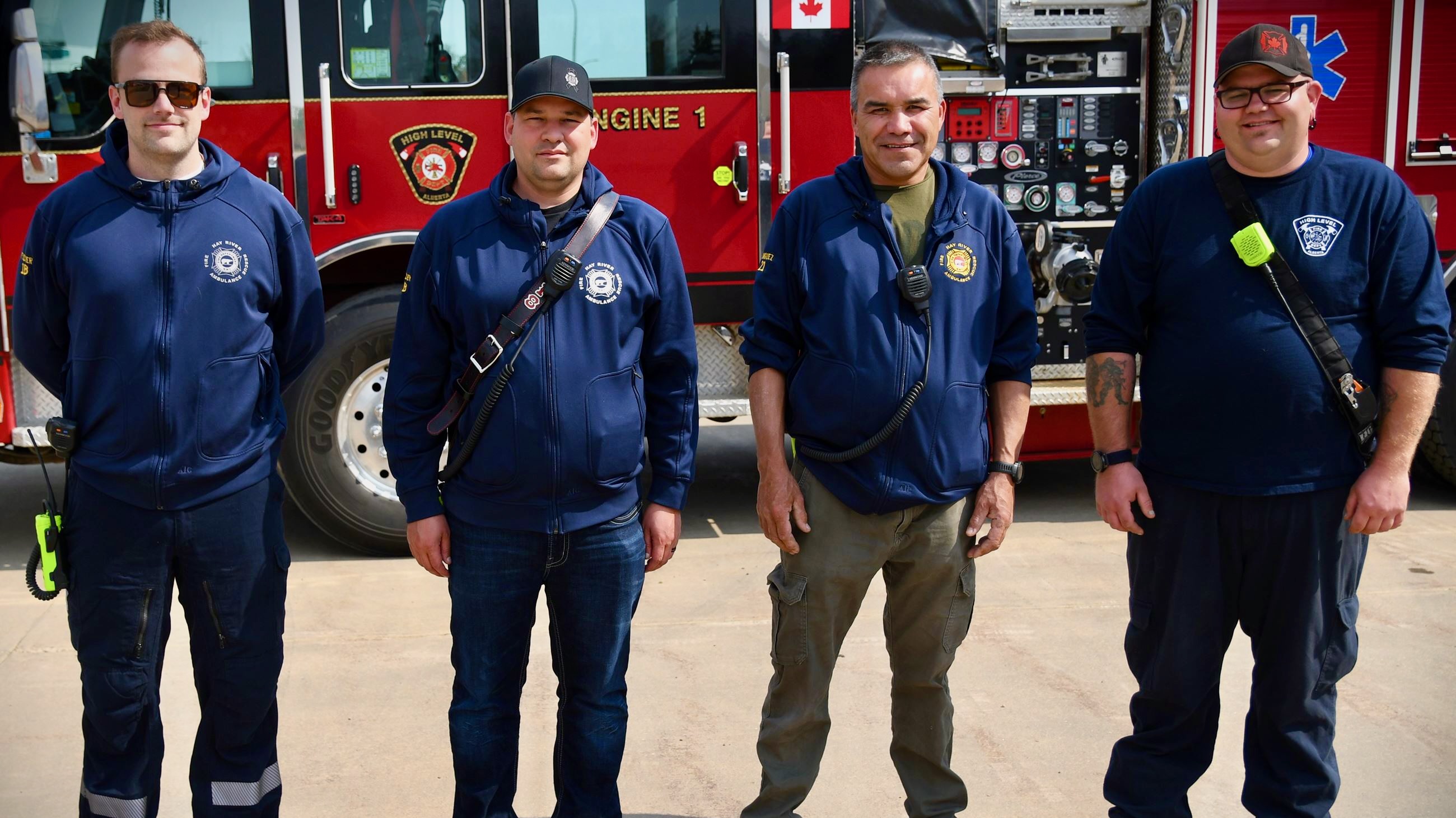 Hay River firefighters helping out in High Level