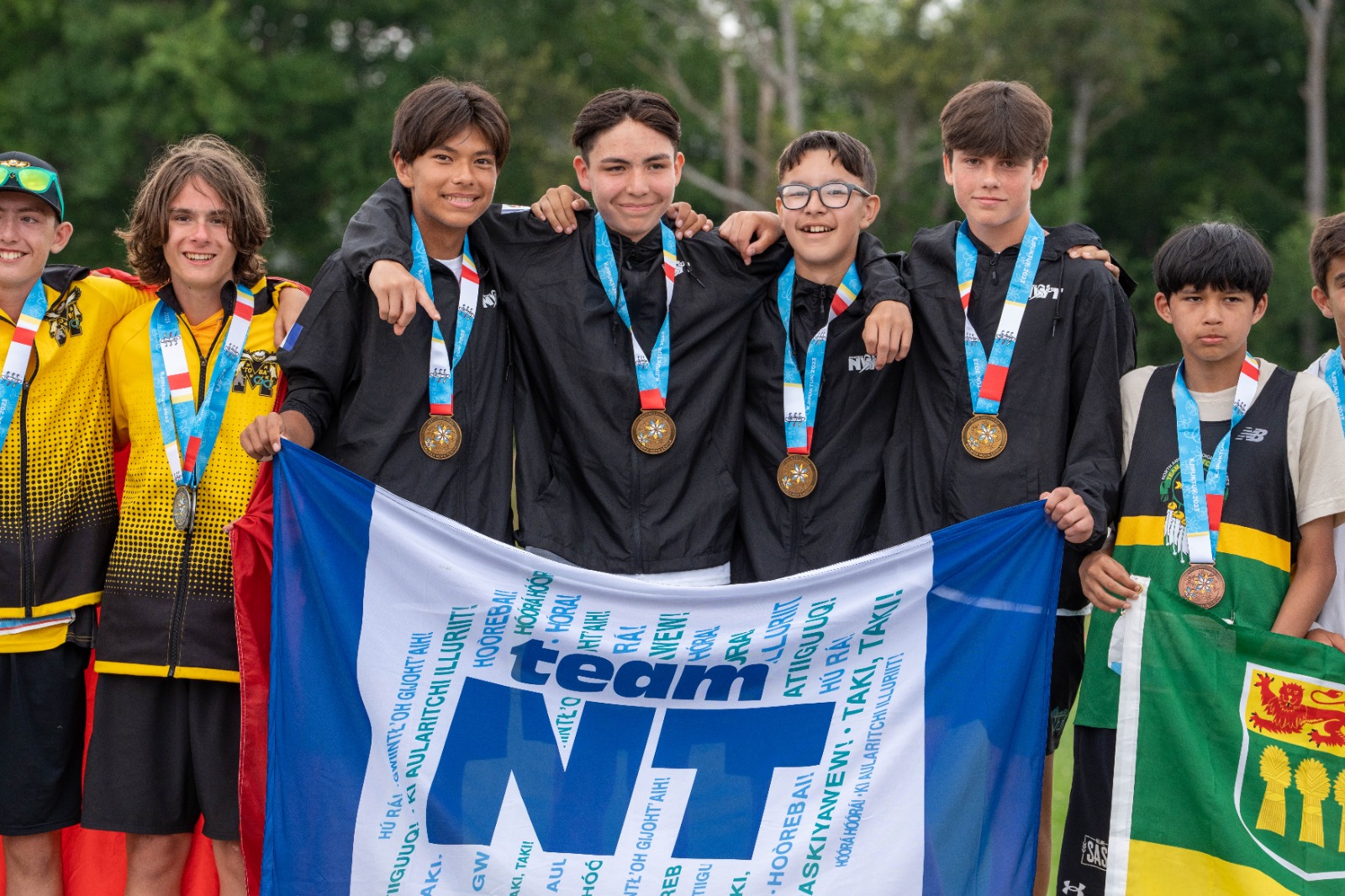 NWT strikes gold in NAIG relay while eight-year-old reaches swim final