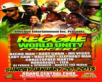 Live Jan 20th Miami Reggae World Unity Concert #Reggae #Dancehall Fest ...