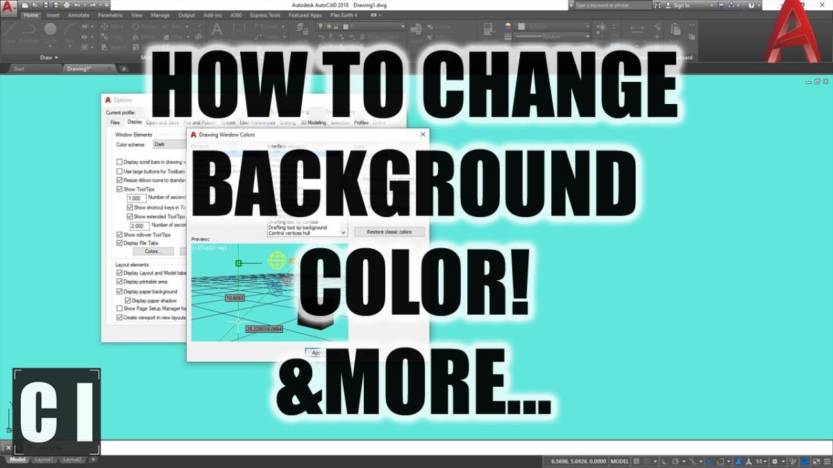 AutoCAD How To Change Background Color More 2 Minute Tuesday CAD autocad-how-to-change-background-color-more-2-minute-tuesday-cad