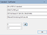 Plot Settings Cadtracker