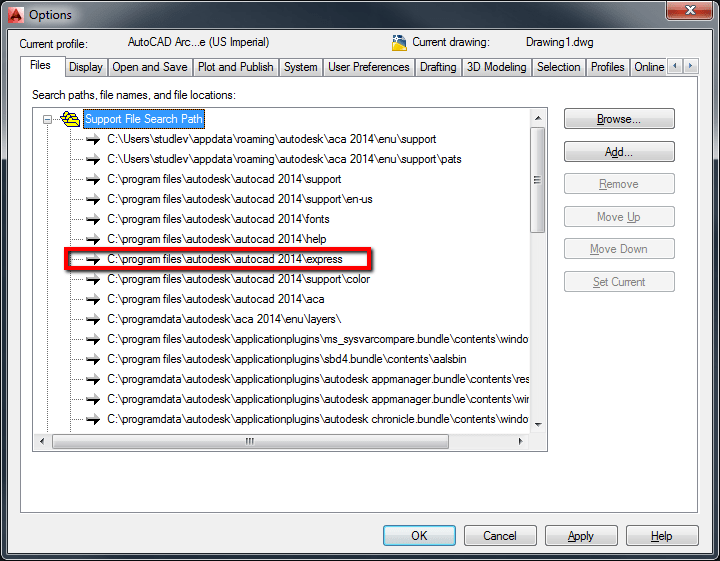 Unknown command xuất hiện trong autocad khi dùng Express tools