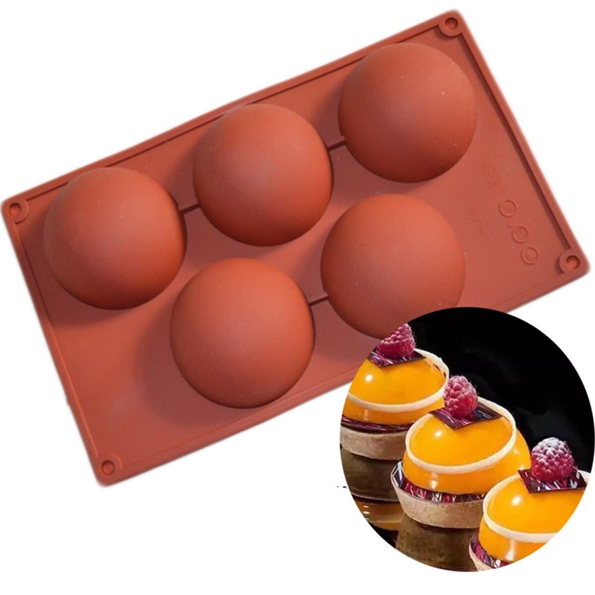 Premium Half Sphere Silicone Mould for Cake Arts - Shop Now