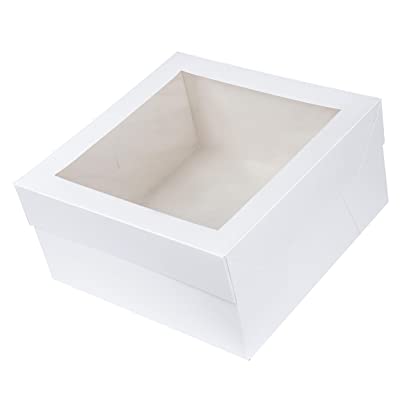 High-Quality 16x16x8 White Cake Box for Elegant Cake Arts