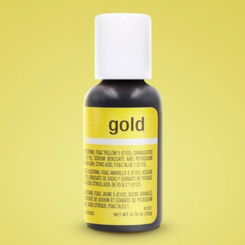 Chefmaster Gold Liqua-Gel Food Colouring - Cake Arts