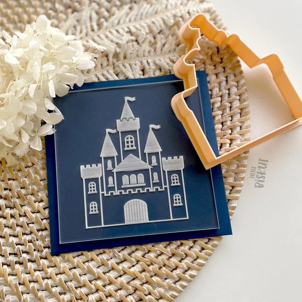 Princess Castle Cookie Cutter Debosser Set Cakebase