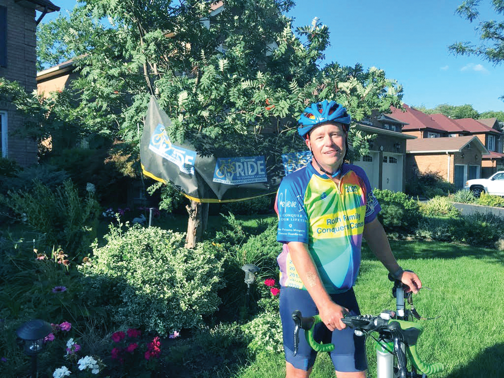 Roth turned a bad week into his motivation to ride for cancer research ...