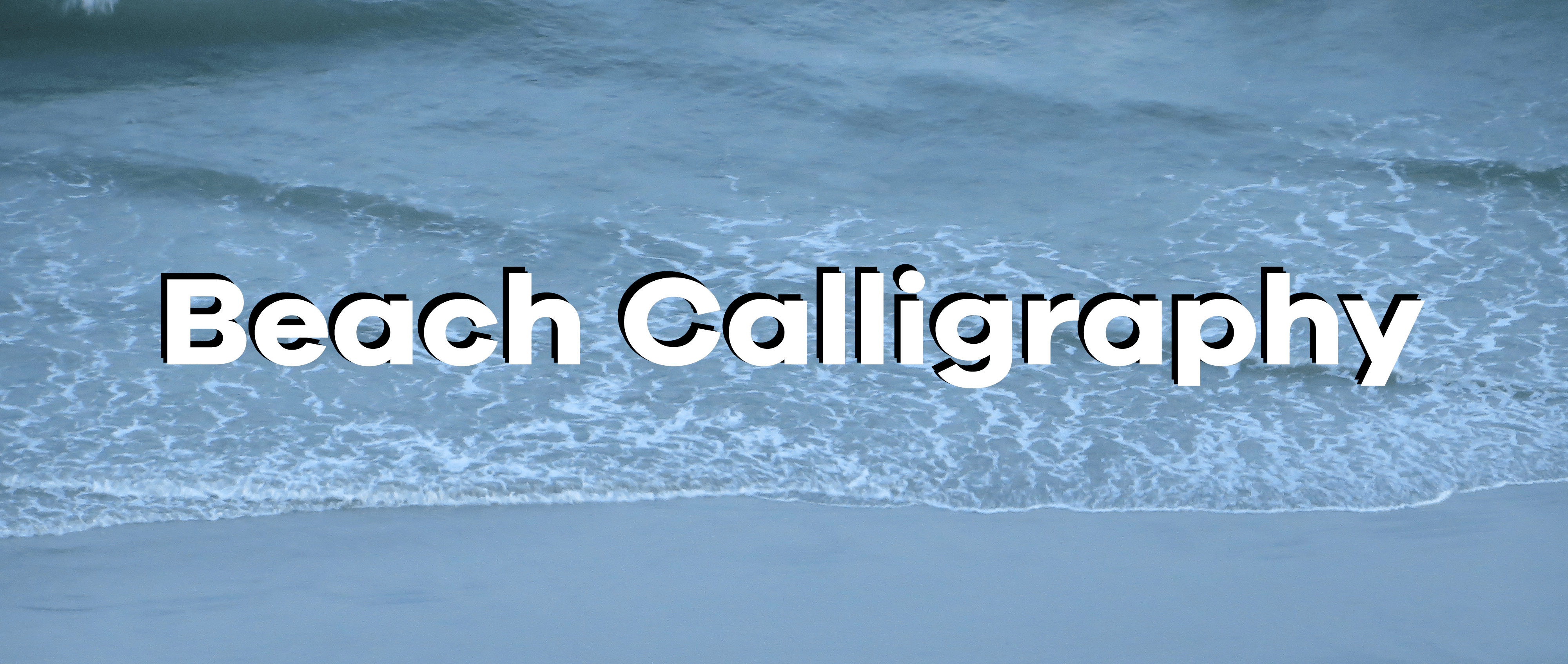 Beach Calligraphy: How to do Calligraphy with a Rake - Calligrascape