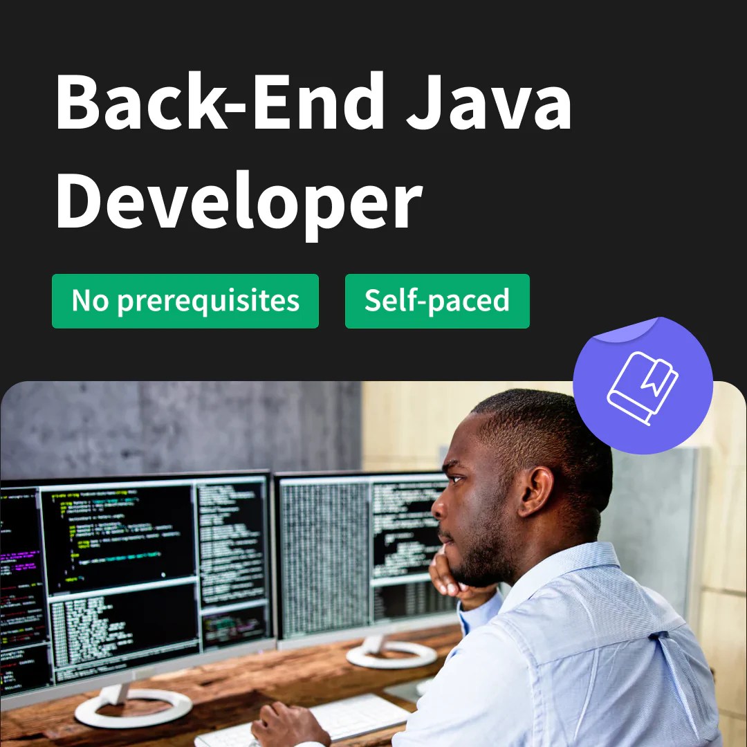 Learn Back End Development With Java W3schools