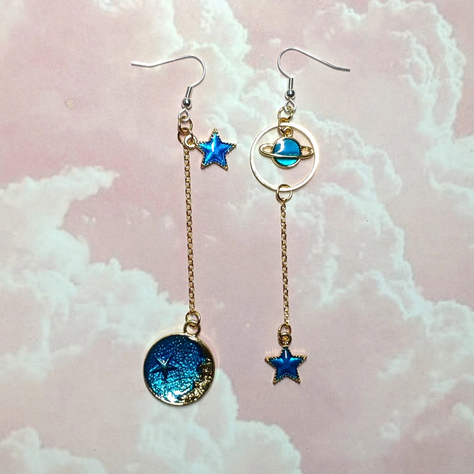 Galaxy Chain Earrings - Candy Goblins
