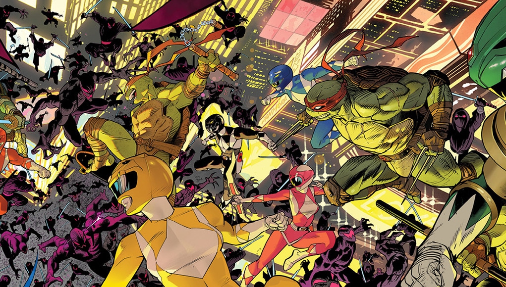 First Look at the Return of the Mighty Morphin Power Rangers / TMNT ...