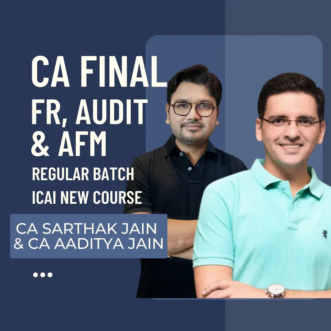 Ca Final Fr Audit Afm Regular Batch By Top Mentors Ca Point
