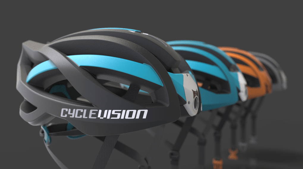 CapoVelo.com - Cyclevision Helmet Gives 320 Degrees of Camera Coverage