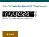 Cakephp 3 Basic Botdetect Captcha Example