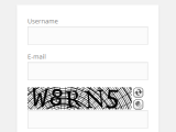 Wordpress User Registration Captcha