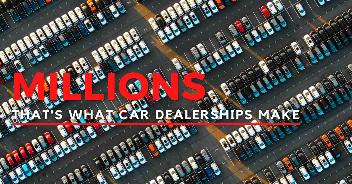 How much does a Car Dealership on a Singale Car Sale