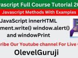 Javascript Innerhtml Document Write Window Alert Javascript