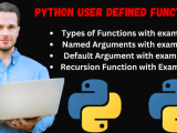 Python User Defined Functions With Examples 2024 Python
