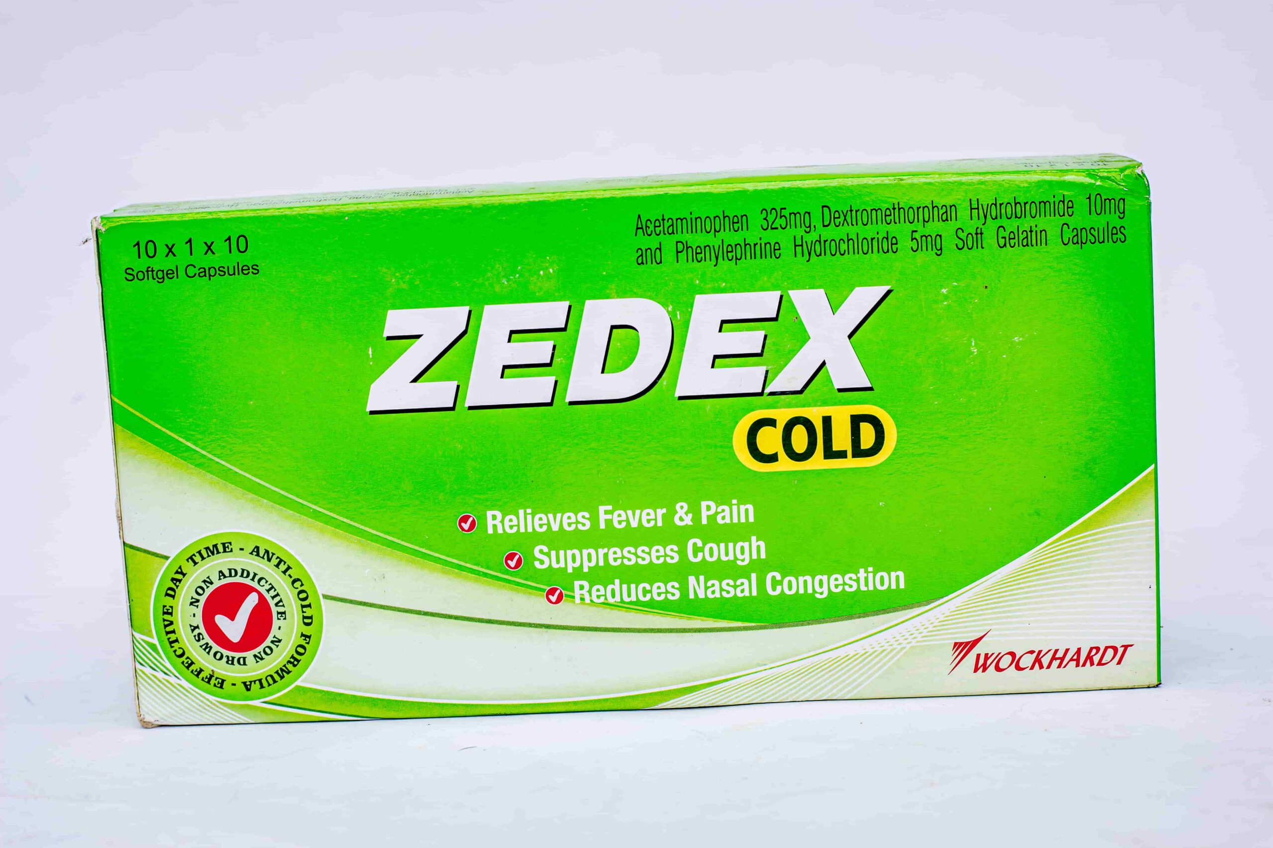 ZEDEX COLD 325/10/5MG ( 1 x 10 x 1 CAPSULES) - Careforte Pharmacy